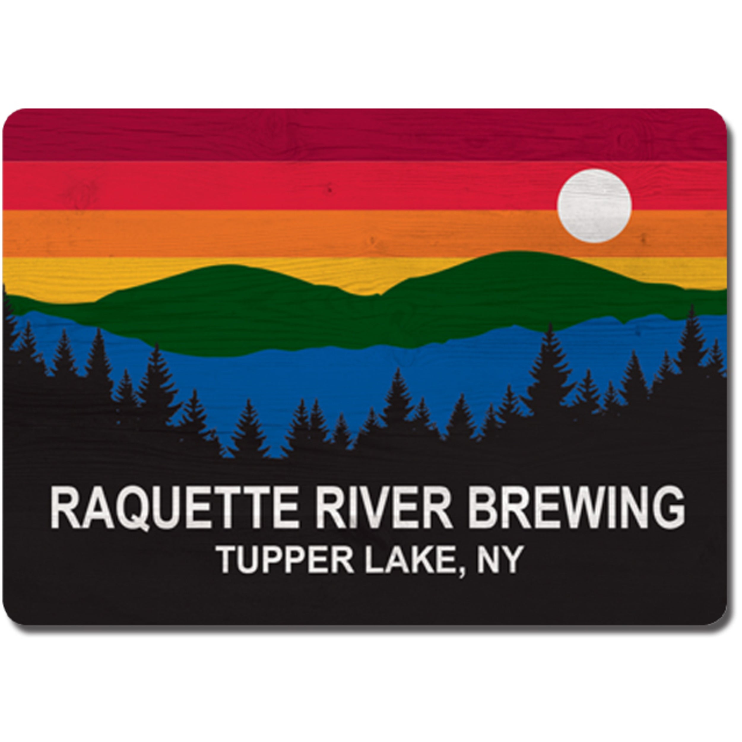 Wood 1034WM w/ Raquette river horizon | Raquette River Brewing Online Store